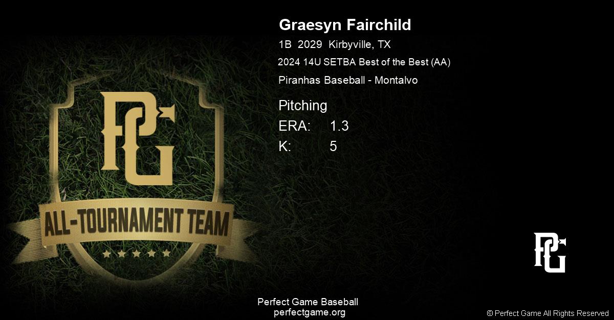 Graesyn Fairchild - All Tournament Team Certificate (Pitching ...
